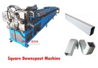 China Rectangular / Square Downspout Roll Forming Machine 18 Stations Downpipe Roll Forming Machine for sale