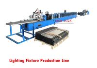 China PLC Lighting Fixture Roll Forming Machine 11kw 20 Stations for Troffer Profiles for sale