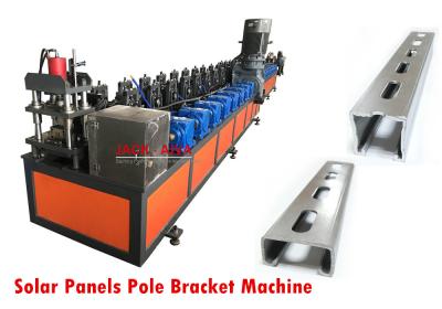 China Solar Panel Bracket Making Machine Customized Roll Forming Machine For Solar Structure for sale