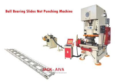 China 2.2kw Cold Roll Former Machine Ball Bearing Slides Mesh Punching Machine for sale