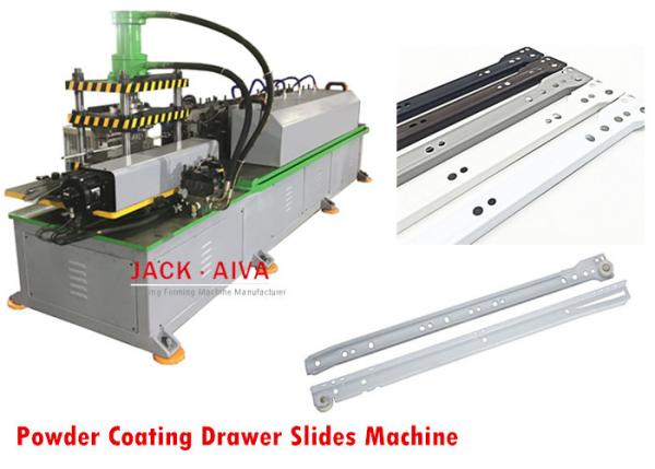 Quality Powder Coating Drawer Slide Machine 12 Stations CNC Roll Former High Precision for sale
