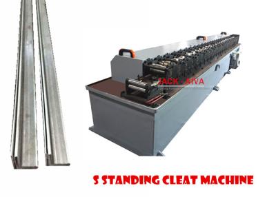 China Adjustable Speed HVAC Duct Machines 15 Stations Cleat Making Machine 3kw for sale