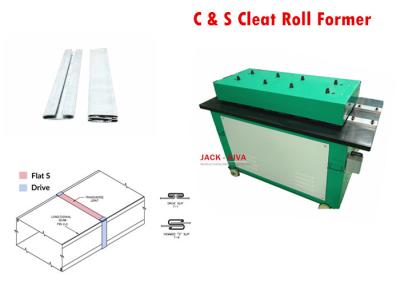 China 3kw C And S Cleat Machine 380v 50HZ Duct Lock Forming Machine for sale