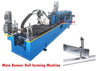 China 12 Stations Drywall Roll Forming Machine Main Runner Ceiling Runner Roll Forming Machine for sale