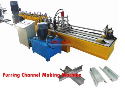 China 5.5kw Furring Channel Roll Forming Machine Drywall Steel Frame Roll Forming Machine for sale