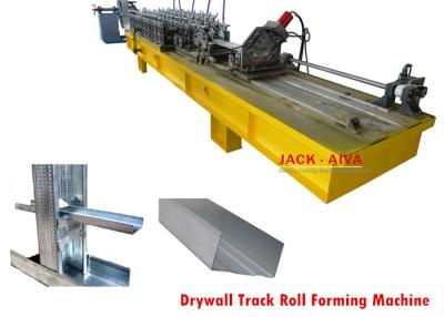 China 12 Stations Drywall Roll Forming Machine Steel Track Roll Forming Machine 5.5kw for sale