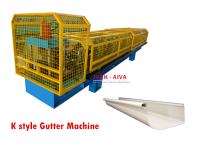 China 14 Station K Style Gutter Roll Forming Machine 7.5kw 6000kg Roof Gutter Machine for sale