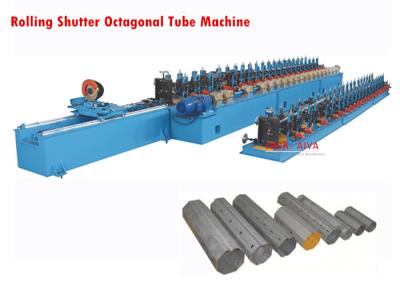 China Octagonal Tube Roll Forming Machine 25 Stations Steel Tube Production Line 11kw for sale