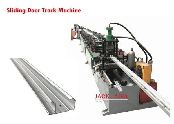 Quality Sliding Door Track Roll Forming Machine Metal Track Making Machine 25 Stations for sale