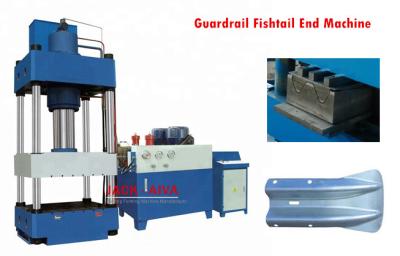 China Guardrail Fishtail End Roll Forming Machinery 15kW Pressing Machine for sale