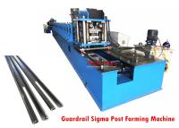 China 15 Stations Guardrail Sigma Post Roll Forming Machine 45kw Expressway Post for sale