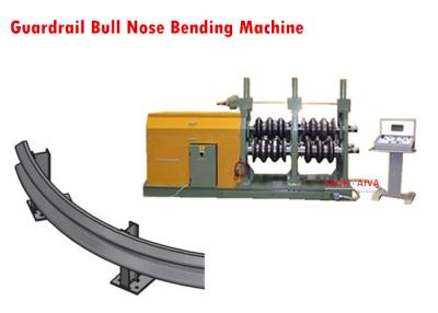 China 3 Stations Highway Guardrail Making Machine Guardrail Bullnose Bending Machine for sale