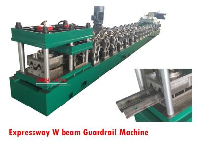 China Customized W Beam Roll Forming Machine PLC Guard Rail Roll Forming Machine 45kw for sale