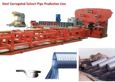 China Culvert Corrugated Pipe Making Machine Ribbed Corrugated Pipe Production Line 120KW for sale