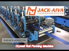 partition beam roll forming line high speed stud and track machine 5.5kw
