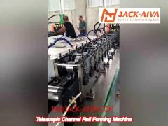precision telescopic channel roll forming machine 45mm ball bearing drawer slide making machine