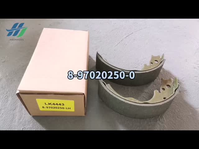 Brake Shoes 8970202501 8-97020250-1 8-97020250-0 8970202500 For Isuzu 4HE1 4BE1 4HF1