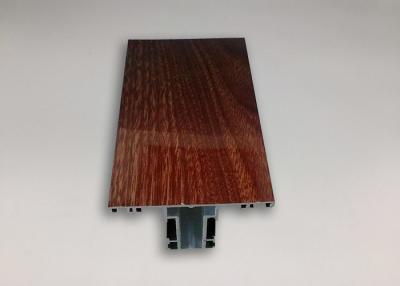 Cina L'alluminio di legno di rivestimento 6063 T5 profila il grano di legno Windows di alluminio GB/T 5237 in vendita