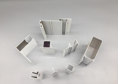 China Zilveren Witte van de het Kanaallegering van het Kleurenpoeder Met een laag bedekte Aluminium de Uitdrijvingsprofielen Te koop
