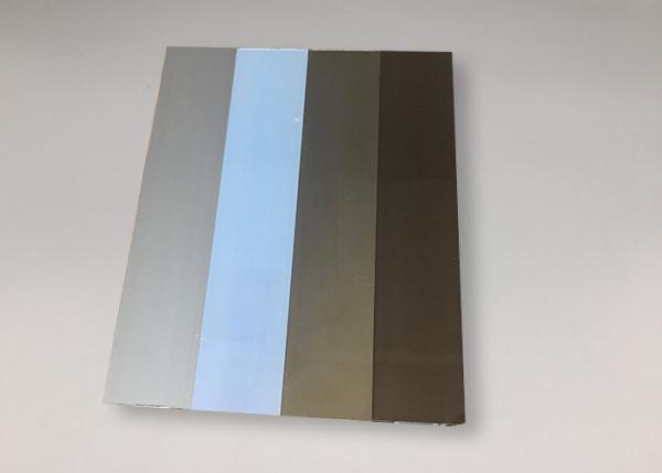 6061 T6 ont expulsé la couleur en aluminium de Champagne d'argent d'électro revêtement de la Manche de fente de T