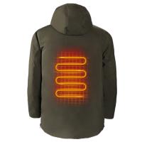 China 3 Temperature Adjustable Heated Winter Clothes 100% Polyester Heated Snowboard Jackets for sale