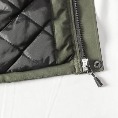 China OEM 7.4V Li-ion Battery Heated Winter Clothes Unisex Rechargeable Heated Jacket for sale