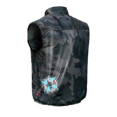 Cina L'aria condizionata copre la maglia di raffreddamento dell'abbigliamento del condizionamento d'aria della protezione solare dell'estate con il rivestimento UV della prova del fan in vendita