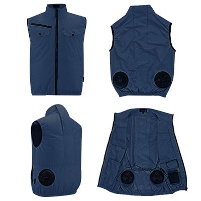 Cina Maglia personale di CA della maglia 5V 10050mAh del condizionatore d'aria dei blu navy per fare un'escursione in vendita