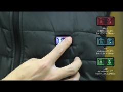 Do poliéster a pilhas da veste de USB 5V Waistcoat caloroso elétrico sem mangas