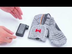 Men Women Battery Powered Hiking Warm Socks Thermal Heated Socks For Cold Weather