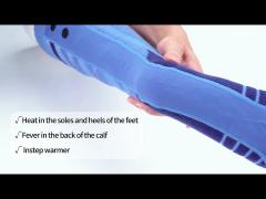 Esqui de acampamento de aquecimento recarregável da pesca de Ion Self Heating Socks For do lítio de 4 ajustes