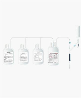 China Top And Bottom Quadruple Blood Bag  for sale