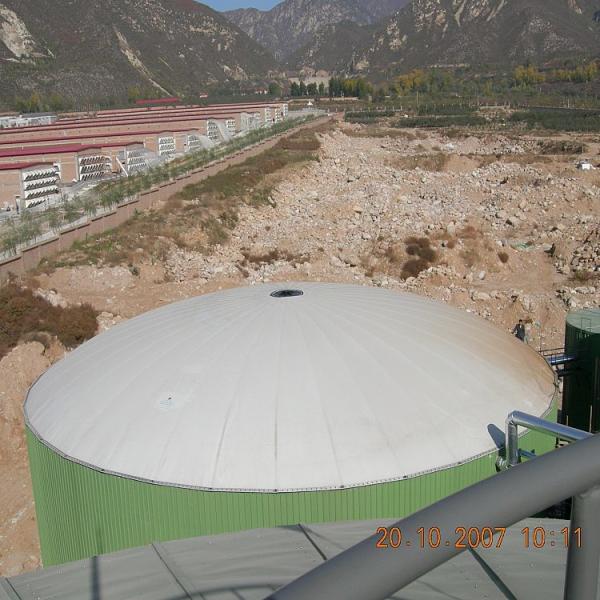 Quality UV Resistance Double Membrane Biogas Holder Customized Capacity for sale