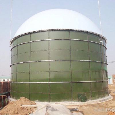 China 1500m3 Rim Mounted Biogas Holder Balloon With PVDF Membrane For Biogas Plant for sale