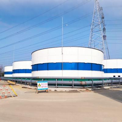 Cina 3000m3 Serbatoi di acciaio a bullone in vetro fuso Serbatoi di stoccaggio di olio di palma Design robusto in vendita