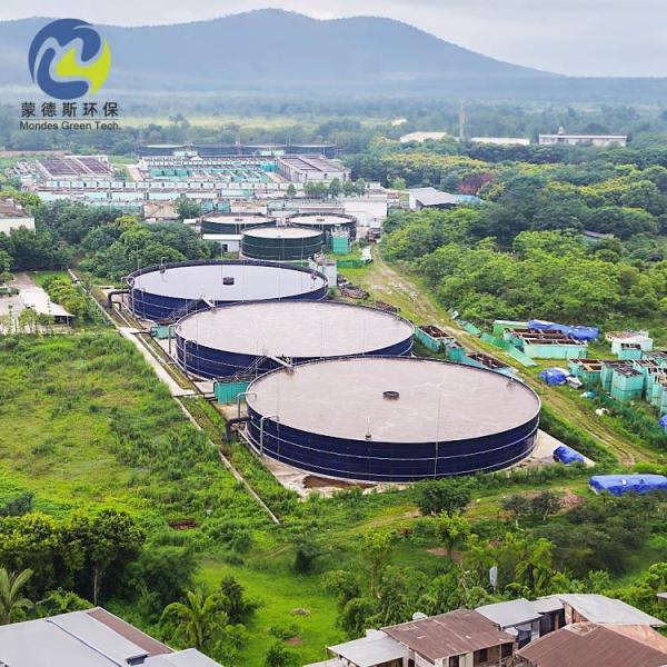 Quality Durability NSF ANSI CAN 61 Enamel Steel Bolted Tanks For Waste Water Treatment for sale