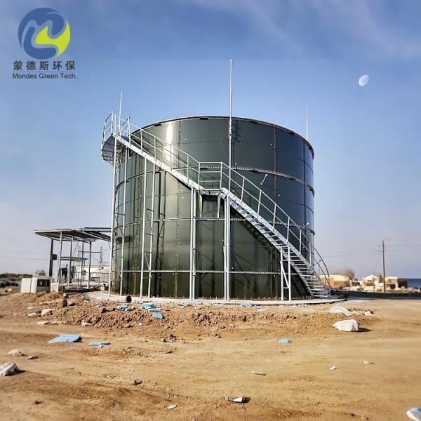 Quality Rust Resistant Blue Color Bolted Storage Tanks For Holiday Test 1100v 20M3 To 20000M3 for sale