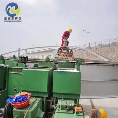 China 27KW Lipp Steel Plate Silo Roll Forming Machine For Industrial Storage Tank Making Machine for sale