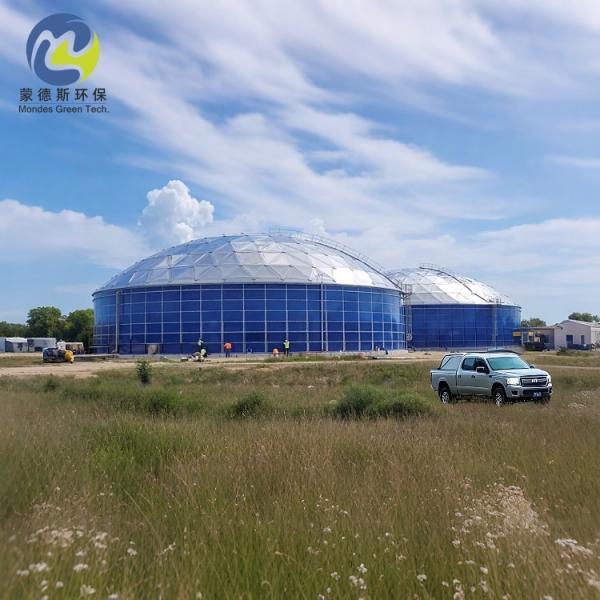 Quality Hygienic Design Epoxy Bolted Steel Water Storage Tanks For Food Processing Industry for sale