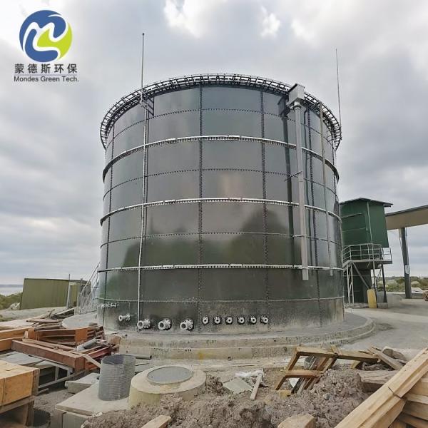 Quality Cylindrical Shape Modular Bolted Water Storage Tanks Enamel Coated 50m³-20000m³ for sale