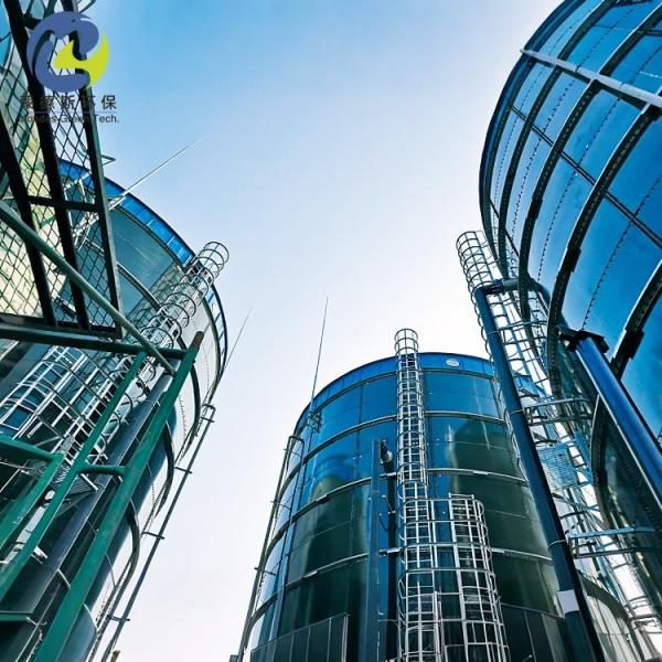 Quality NSF/ANSI 61 Municipal Bolted Steel Tanks Corrosion Resistance With Glass Fused To Steel Coating for sale