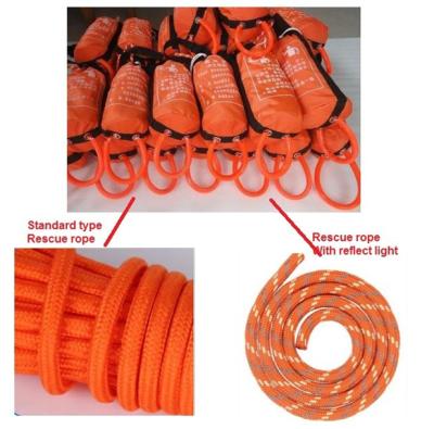 China throw bag rescue, life rope, rescue bag, life bag, Reflective Belt bag for sale