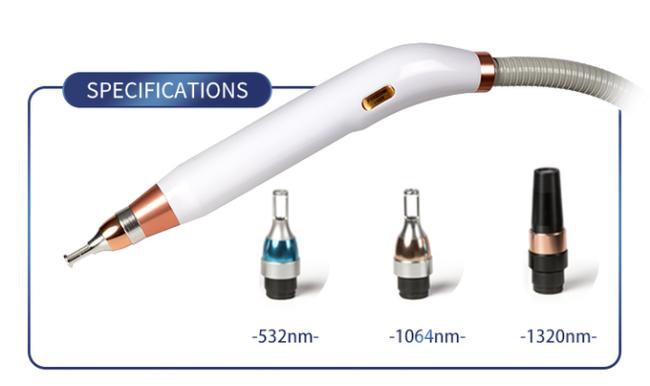 Carbon Peeling Facial Skin Rejuvenation Desktop Laser Tattoo Removal Machine q- Switch nd Yag Laser with 1064nm 532nm 3