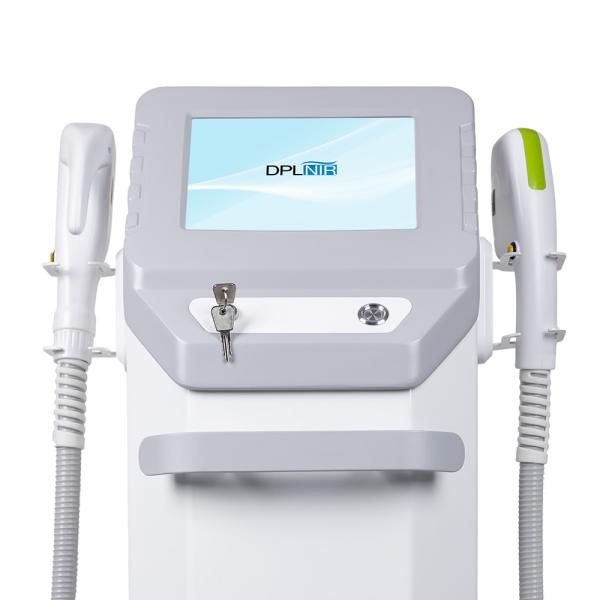 Quality 3000W 2 Handles DPL NIR Skin Rejuvenation Fast Hair Removal Machine for sale