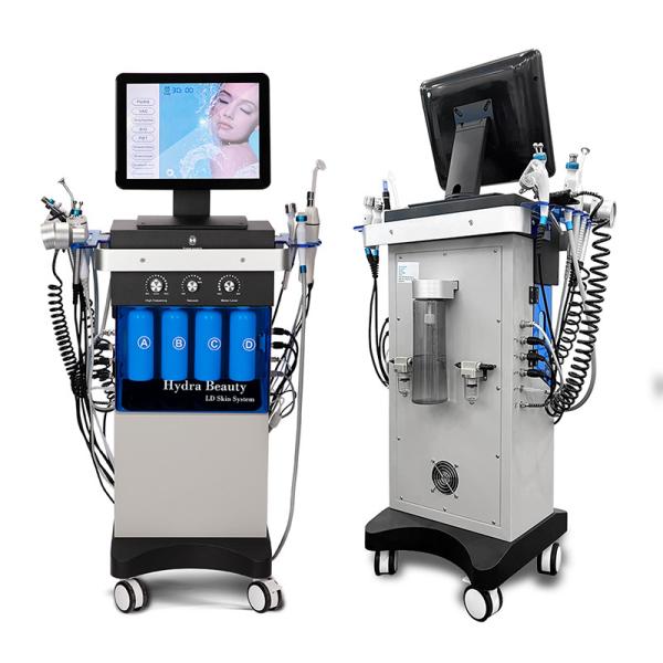 Quality Multifunctional 14 In 1 Hydrafacial Dermabrasion Machine With 10.4 Inch Touch for sale