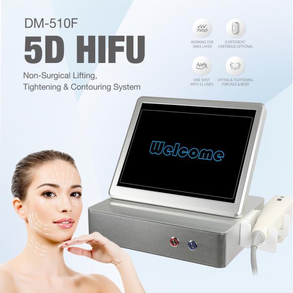 Quality 5D HIFU High Intensity Focused Ultrasound Machine One Shot With 11 Lines for sale