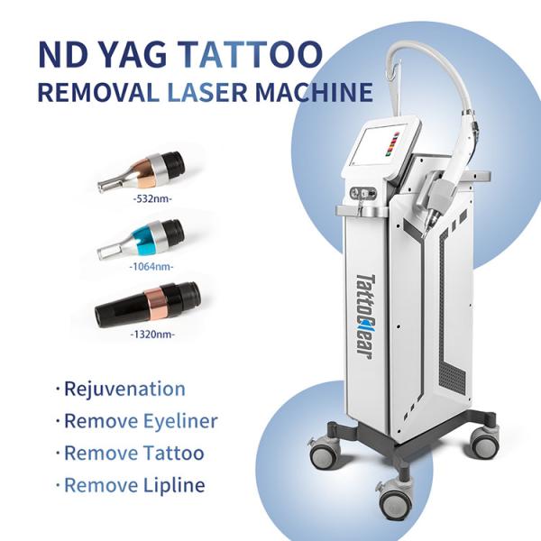 Quality 1320nm 1064nm 532nm Q Switch Nd Yag Laser Tattoo Removal Machine Carbon Peeling for sale