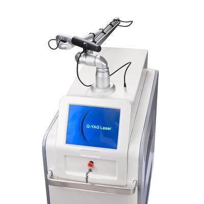 China Pico Laser Nd Yag Q Switched Picosecond Laser Tattoo Removal Machine 532nm 755nm 1064nm for sale