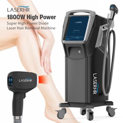China Máquina de remoção de cabelo a laser de diodo de 808nm 1800W 12 Laser Laser Bar diodo laser de gelo for sale