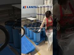 LANTU Truck Air filters packaging line Workshop